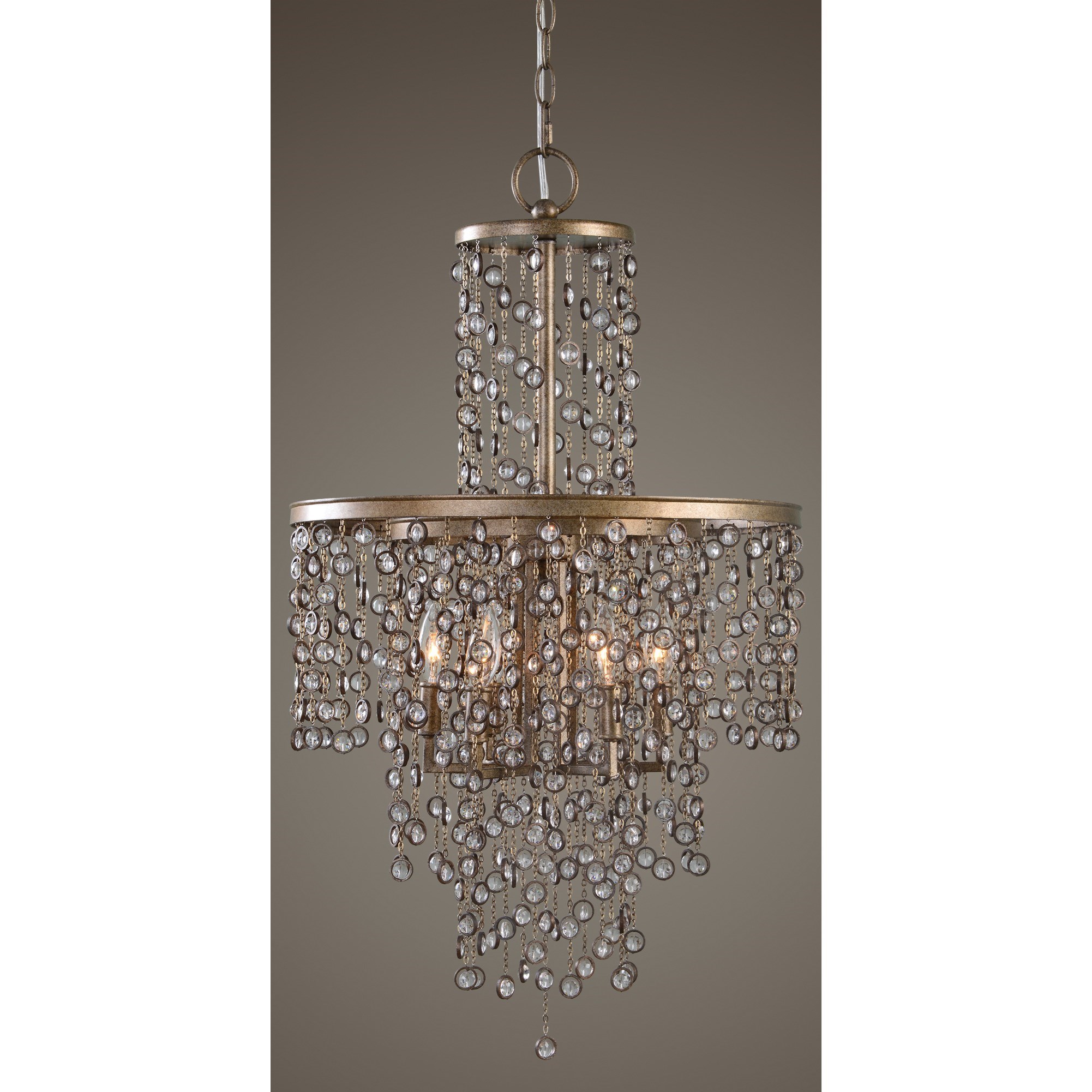 Uttermost Lighting Fixtures - Chandeliers 21288 Valka 6 Light Crystal ...